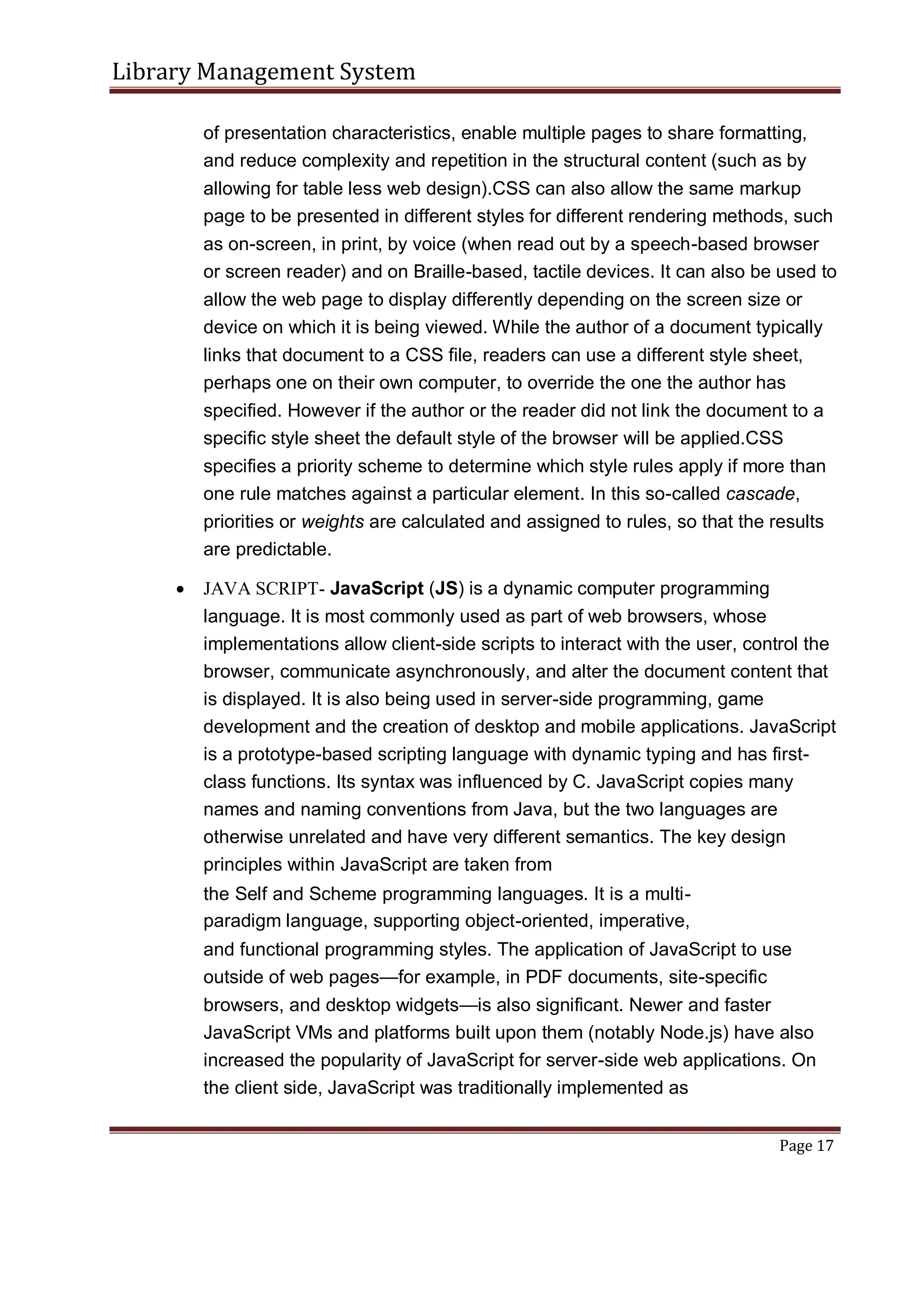 Library_management_system_project_report.pdf | Operating Systems | Computer Software and ...