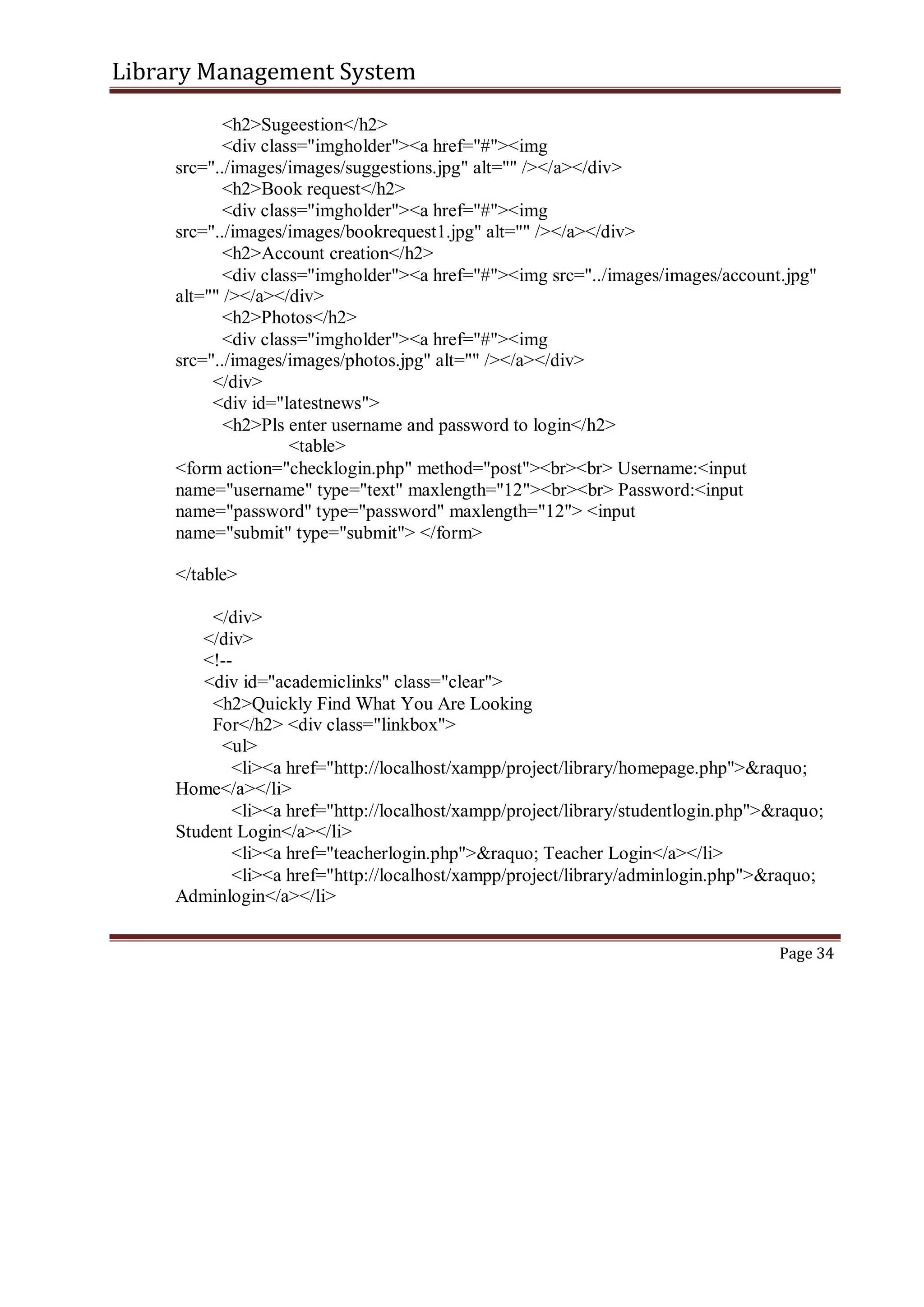 Library_management_system_project_report.pdf | Operating Systems | Computer Software and ...