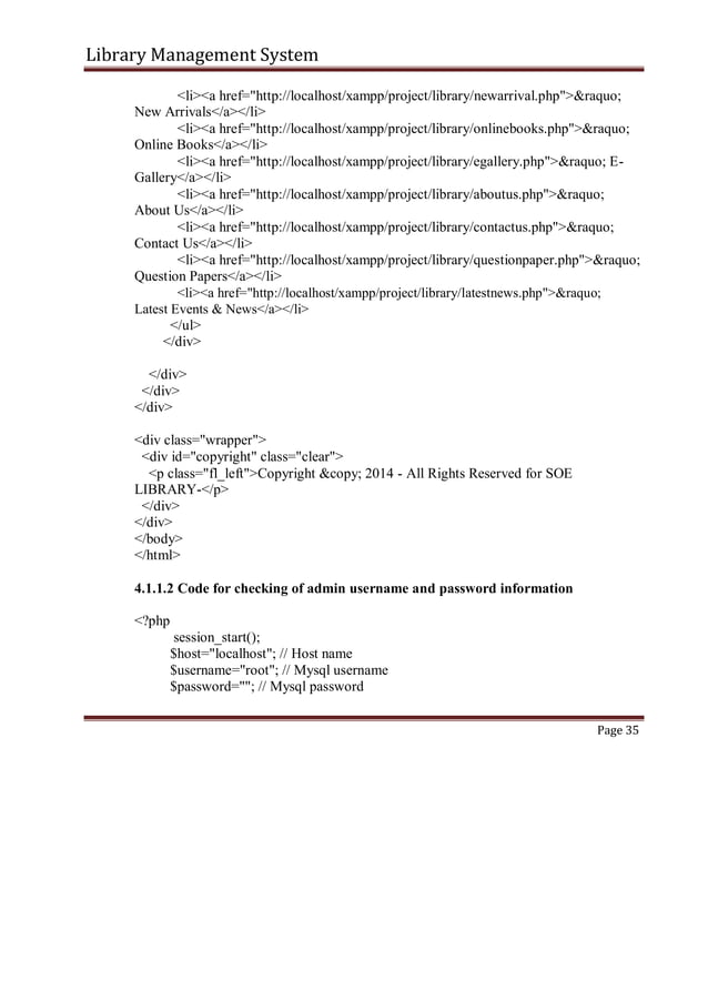 Library_management_system_project_report.pdf | Operating Systems | Computer Software and ...