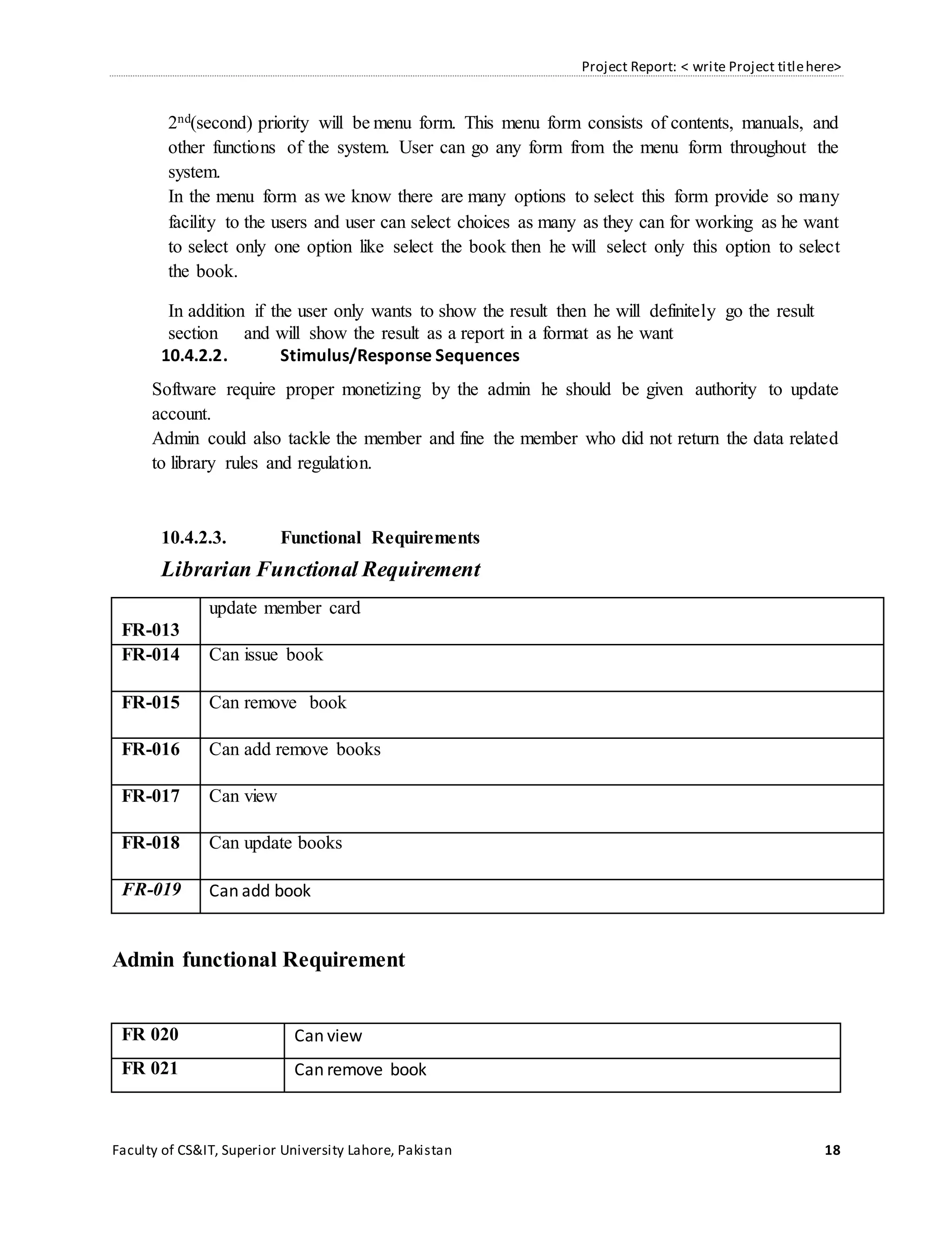 Library management system se project | DOCX