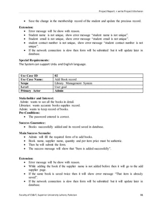Library management system se project | DOCX
