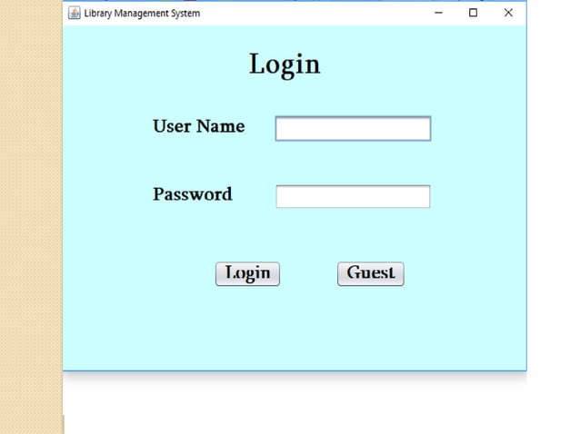 Library management system using java technology | PPTX
