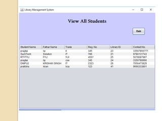 Library Management System Using Java Technology | Ppt