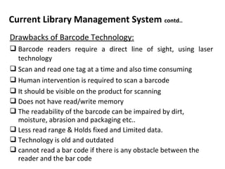 Library management system using rfid | PPT