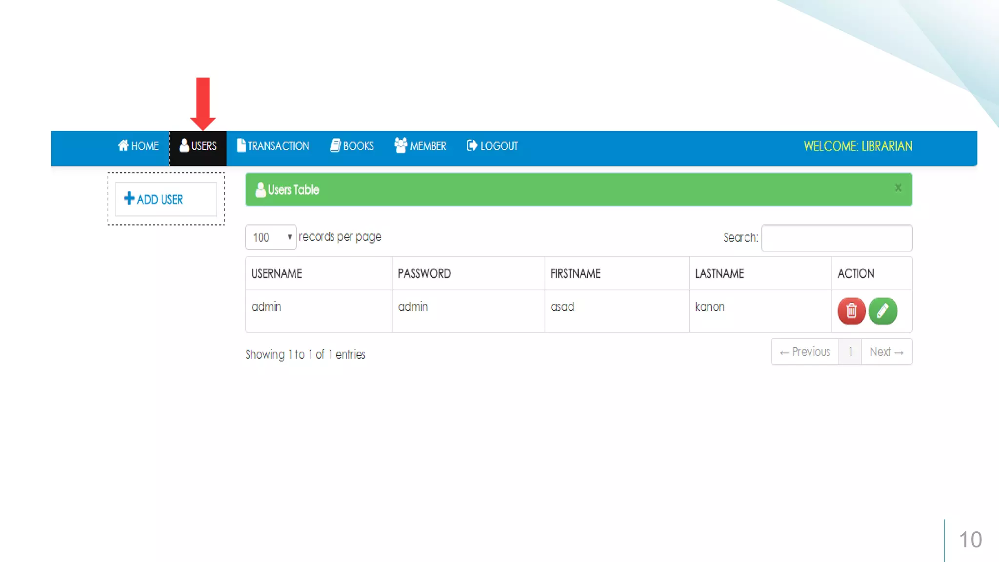 Library management Web Projects | PPT