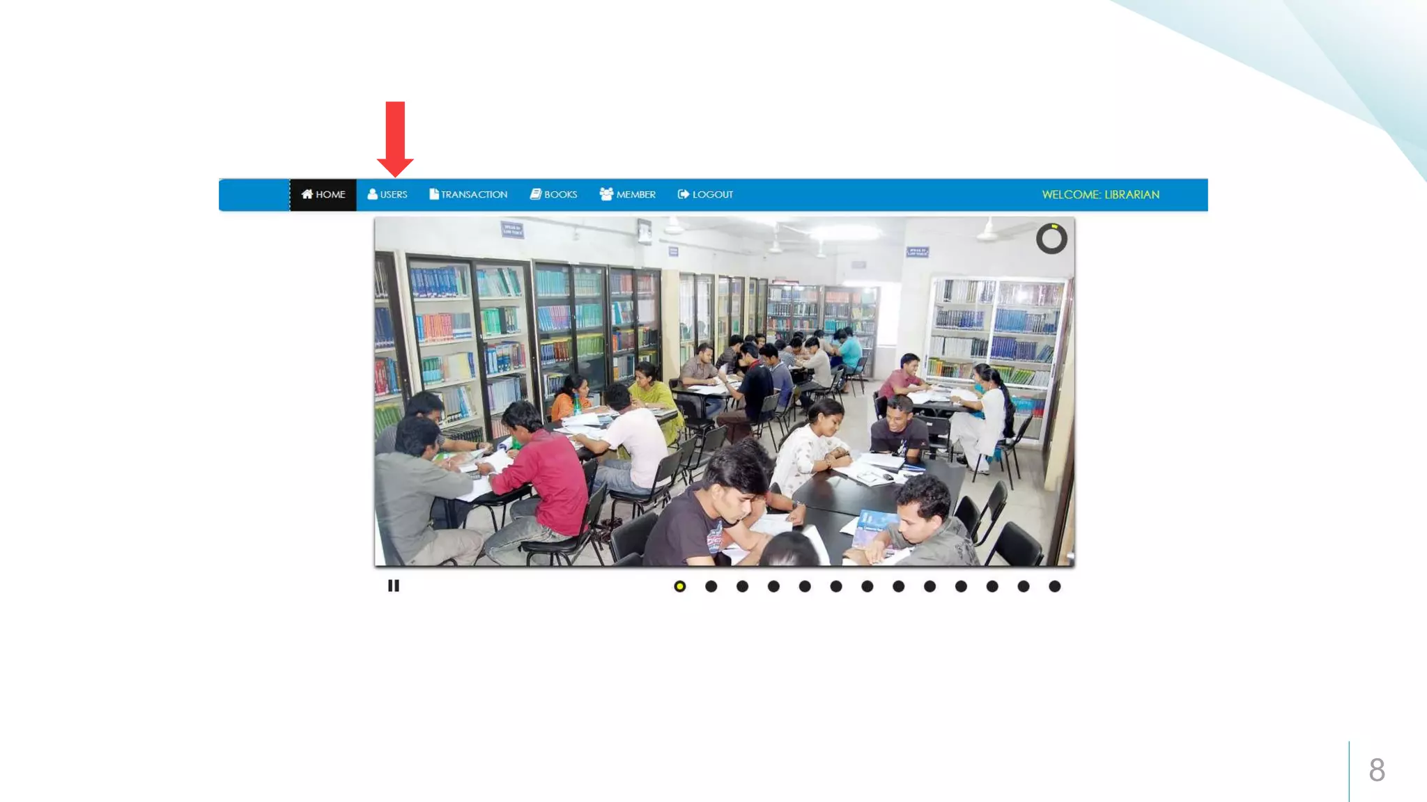 Library management Web Projects | PPT