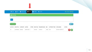 Library management Web Projects | PPT