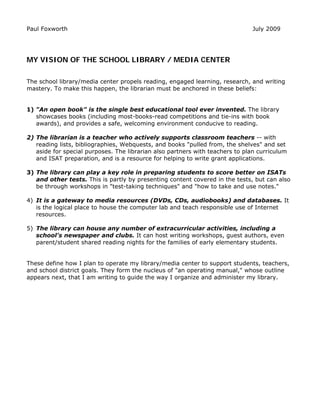 Library Manual Intro And Outline | PDF