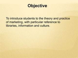 Library marketing (eng) | PPT