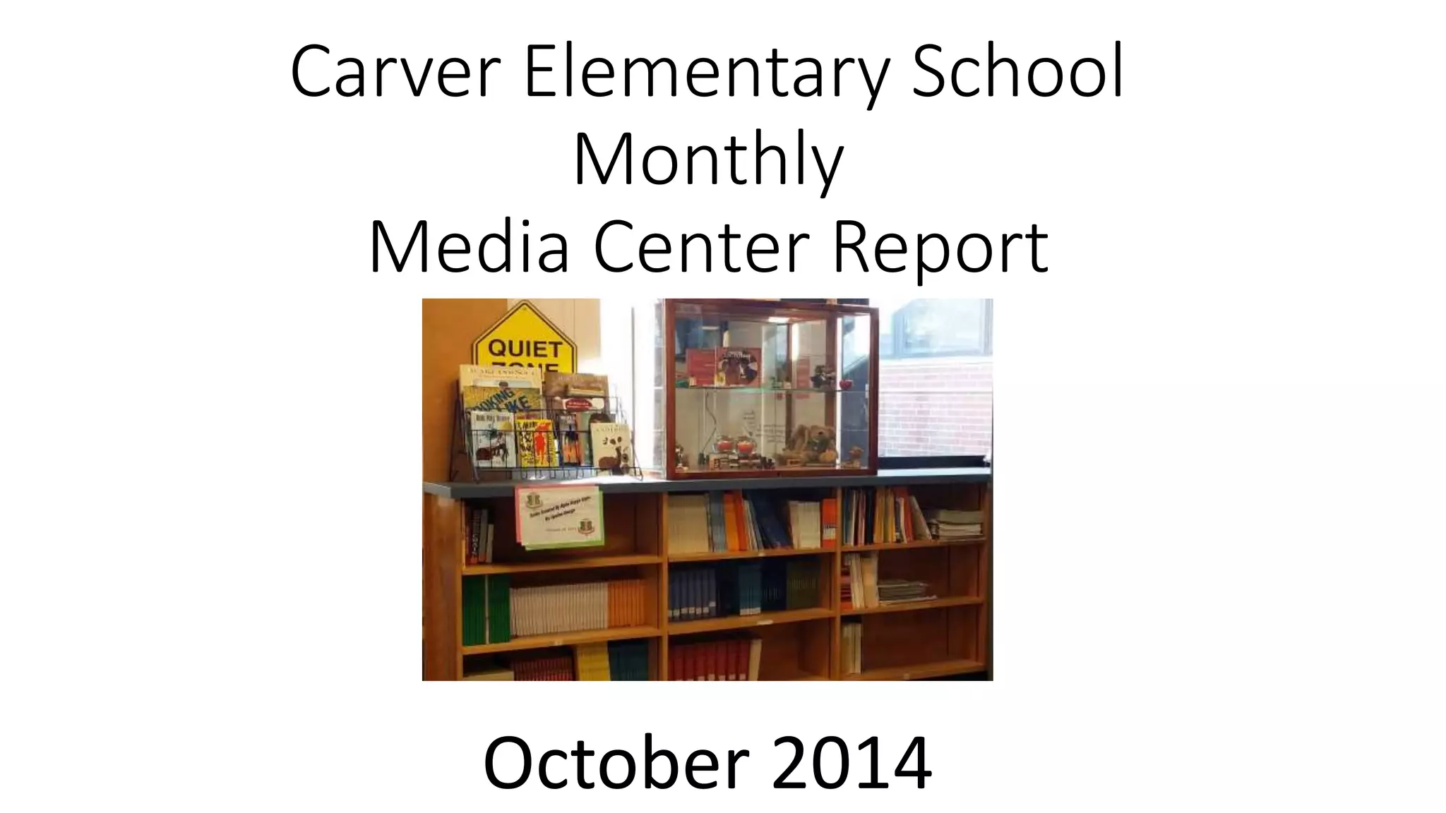 Library monthly report | PPTX