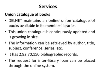 Library networks | PPTX