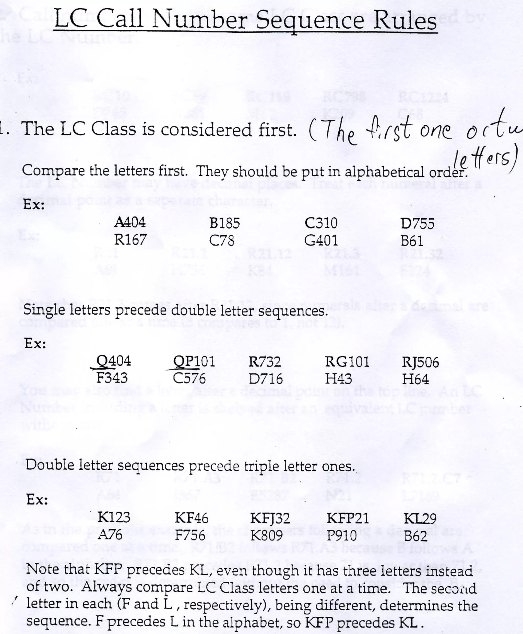 Library Notes Library Of Congress Classification System | PDF
