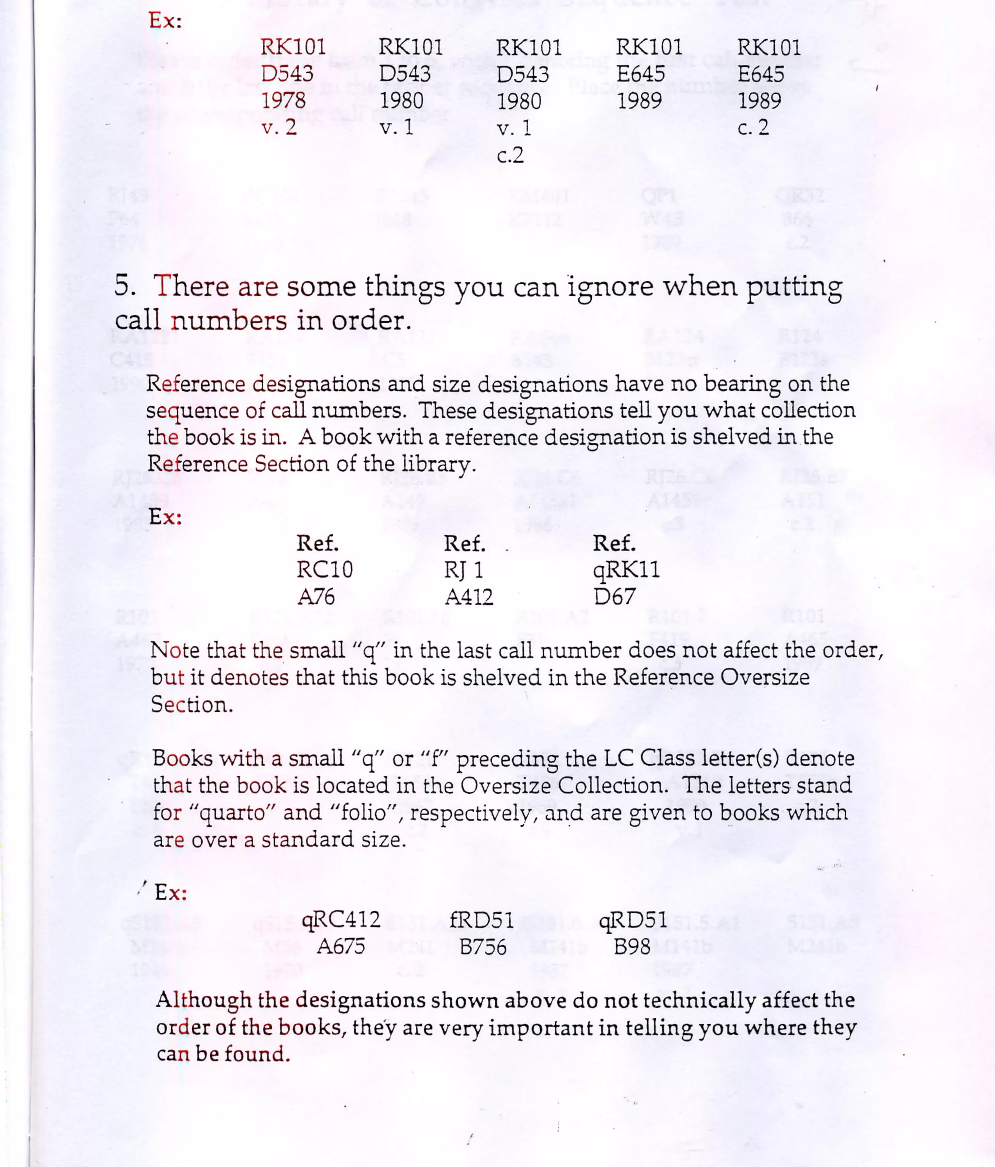 Library Notes Library Of Congress Classification System | PDF
