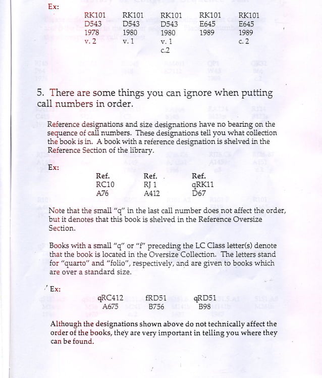 Library Notes Library Of Congress Classification System | PDF