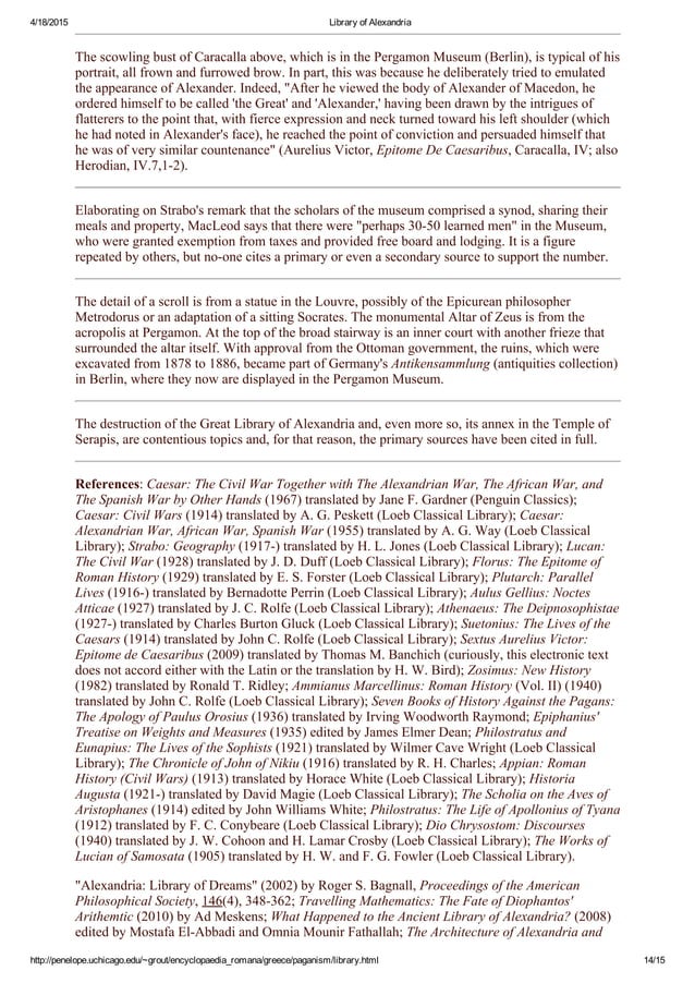 Library of alexandria | PDF