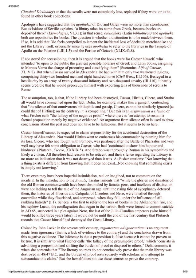 Library of alexandria | PDF