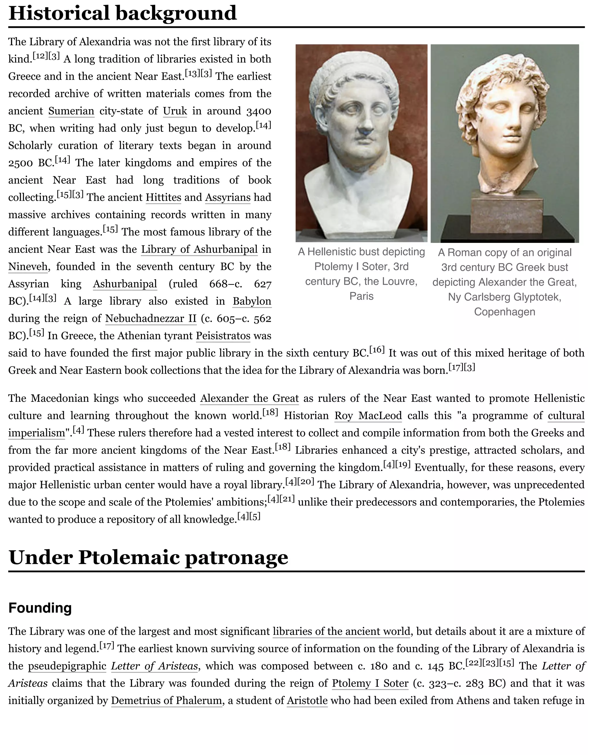 Library of alexandria wikipedia | PDF