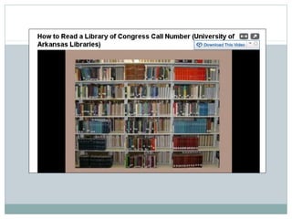 Categorization: Library of Congress Classification System | PPT