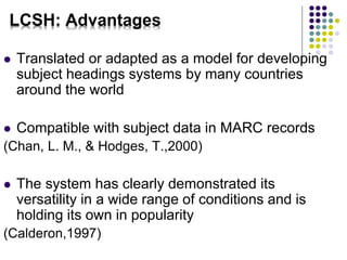 Library of Congress and Sears List of Subject Headings.pptx