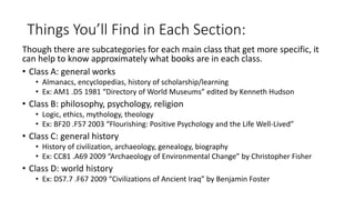 Library of Congress Classification | PPTX