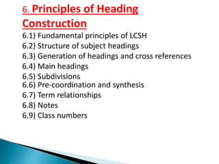 Library of congress subject heading7 | PPT