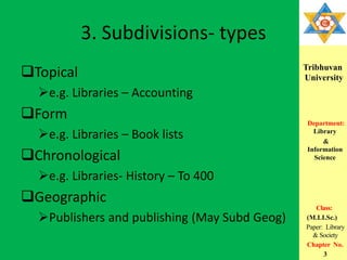 Library of congres subject headings lchs | PPTX | Geography | Science