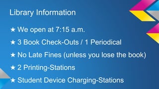 Library Orientation | PPTX