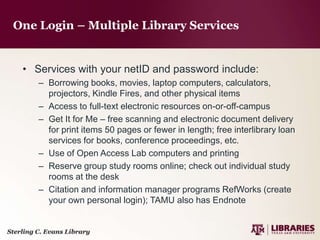 Library orientation | PPT