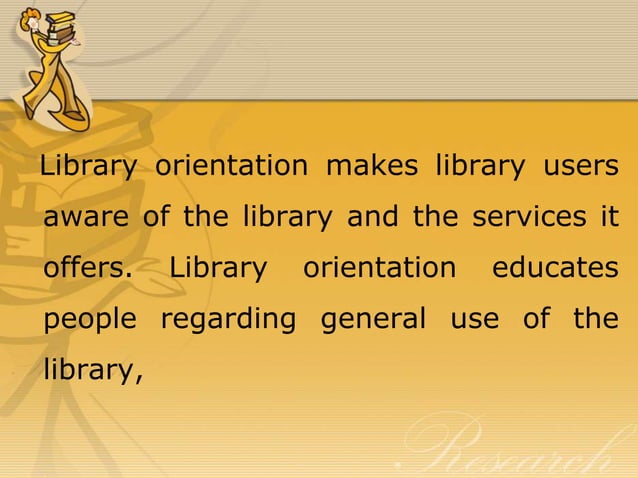 Library orientation | PPTX | Secondary Education | Education