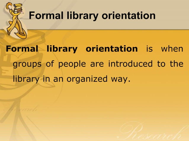 Library orientation | PPTX | Secondary Education | Education