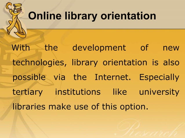 Library orientation | PPTX | Secondary Education | Education