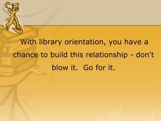 Library orientation | PPTX