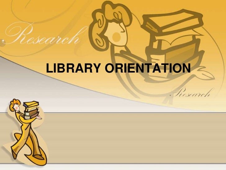 Library orientation