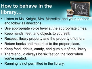 Library orientation 2014 | PPT | Education