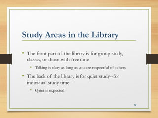Library orientation | PPT