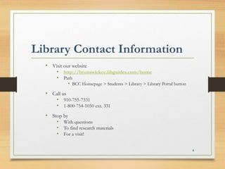 Library Orientation | PPTX
