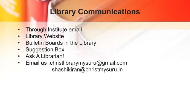 Library orientation for students | PPTX