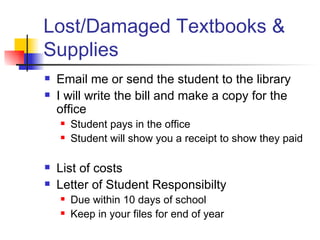 Teacher Library Orientation | PPT