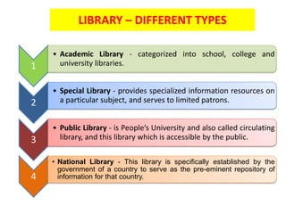 Library Orientation by dr.c.velmurugan 2019 | PPT