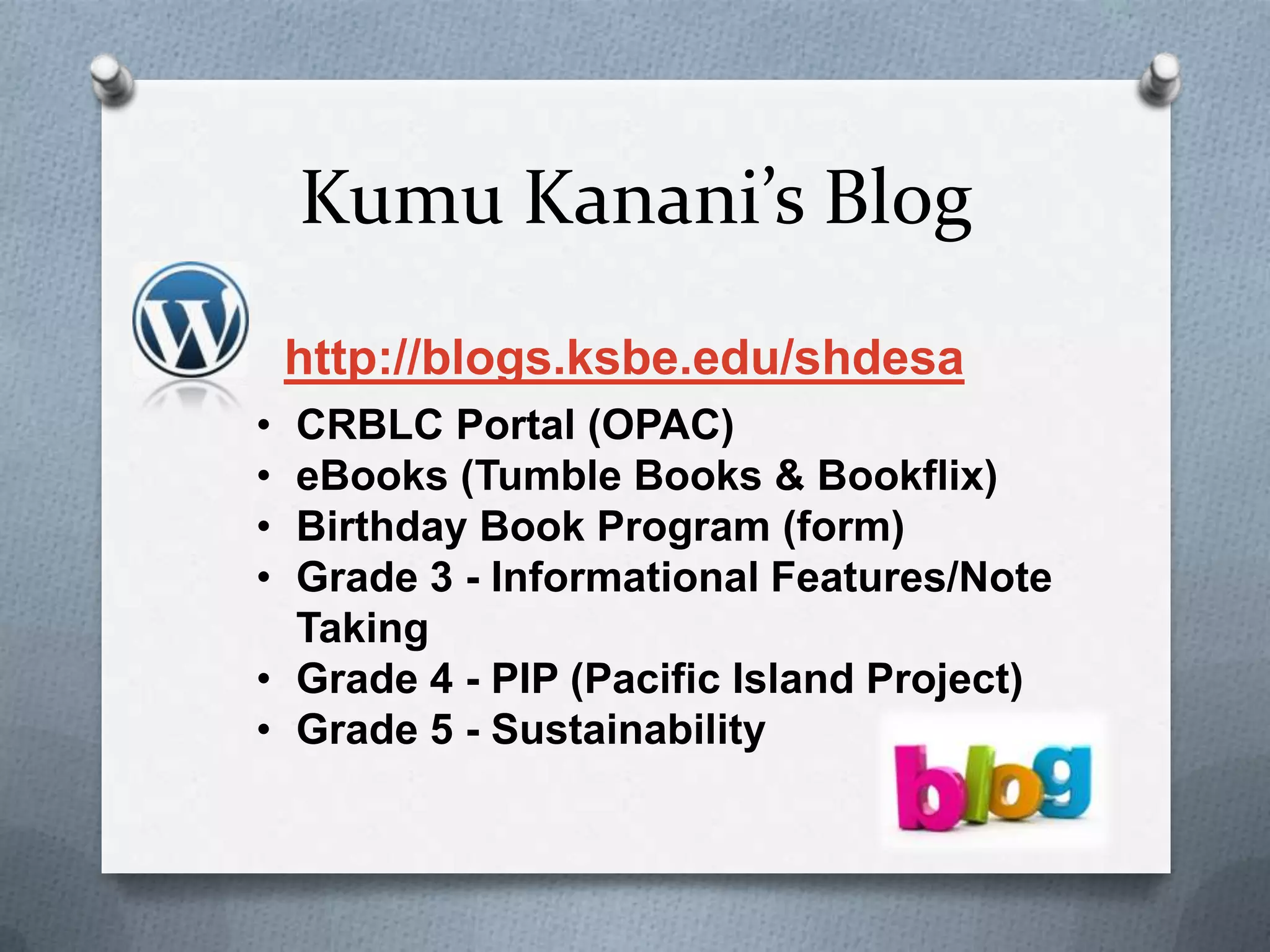 Library orientation | PPTX