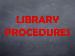 Library orientation power point | PPT