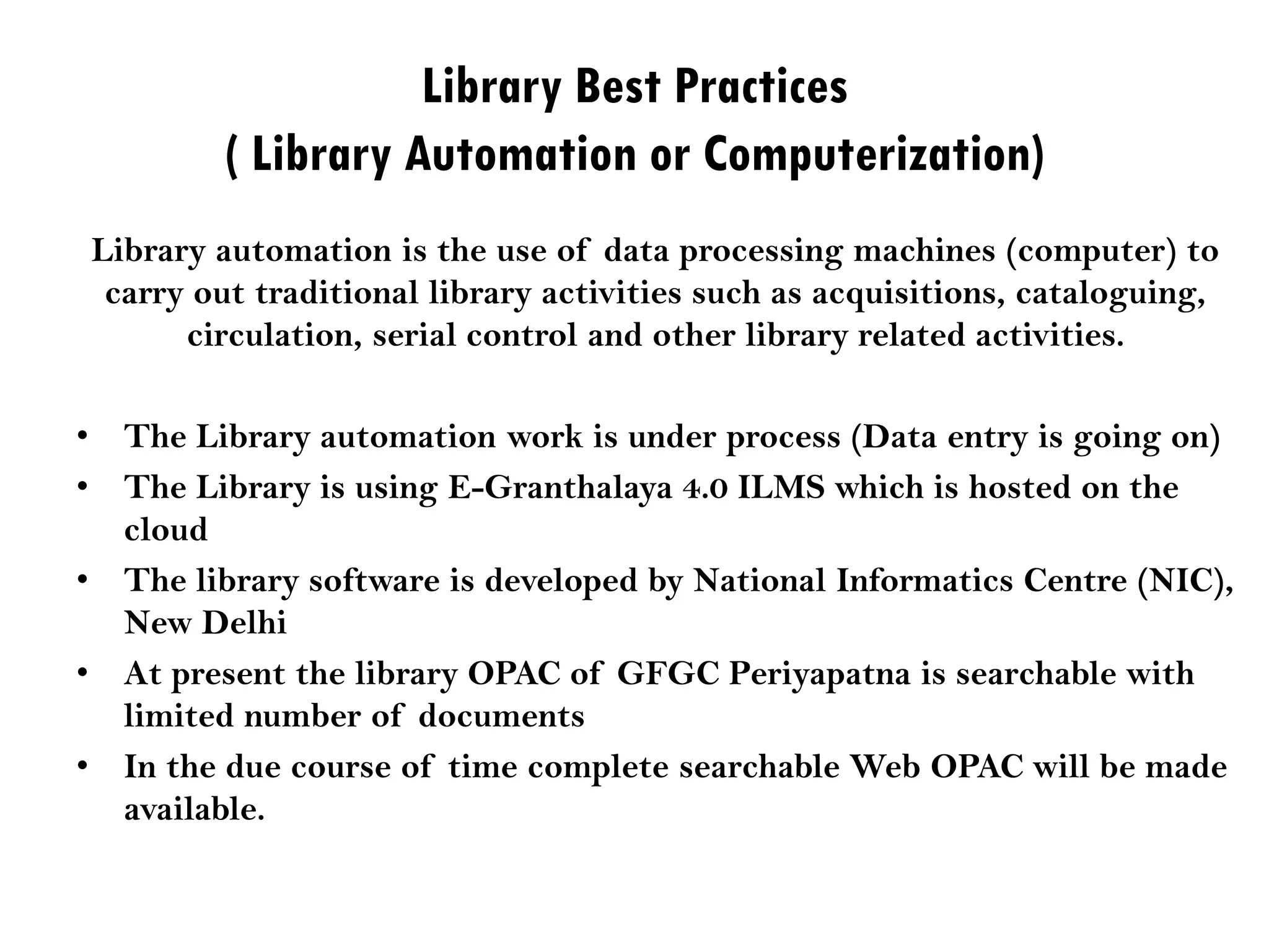 Library orientation program for students | PDF