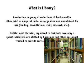 Library orientation program for students | PDF