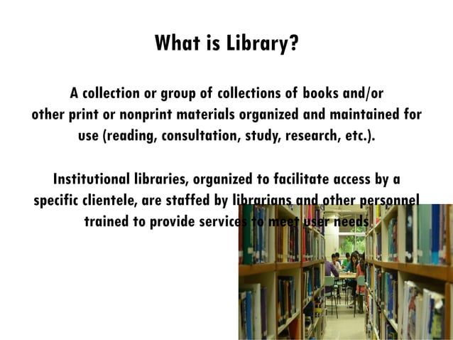 Library orientation program for students | PDF