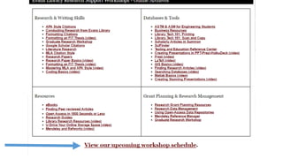 Evans Library Overview of Website | PPTX