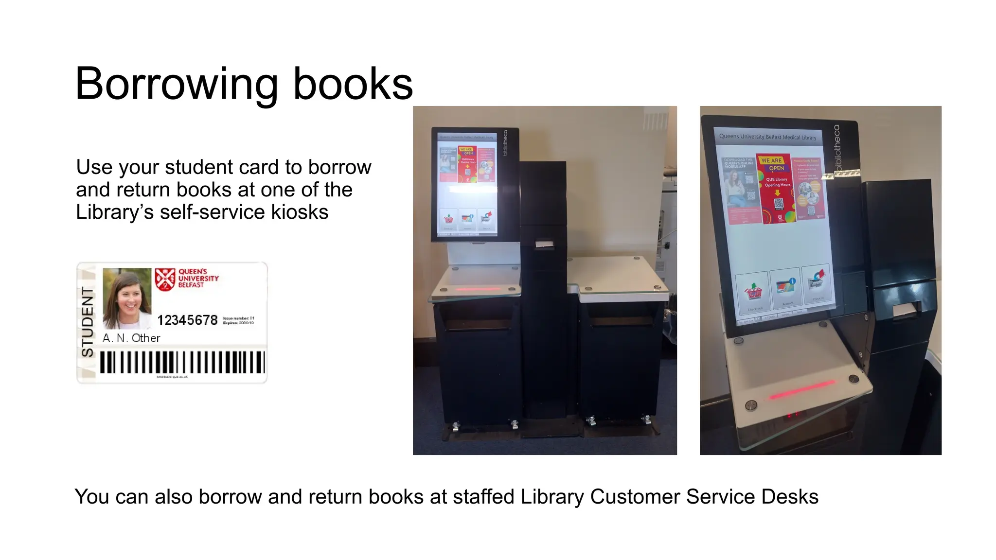 The Library at Queen's: an overview for MDBMS students and staff | PPTX