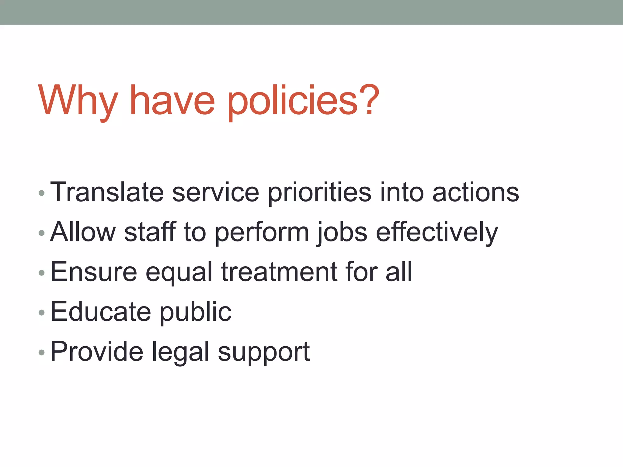 Library policies | PPT