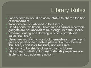 Library policies | PPT