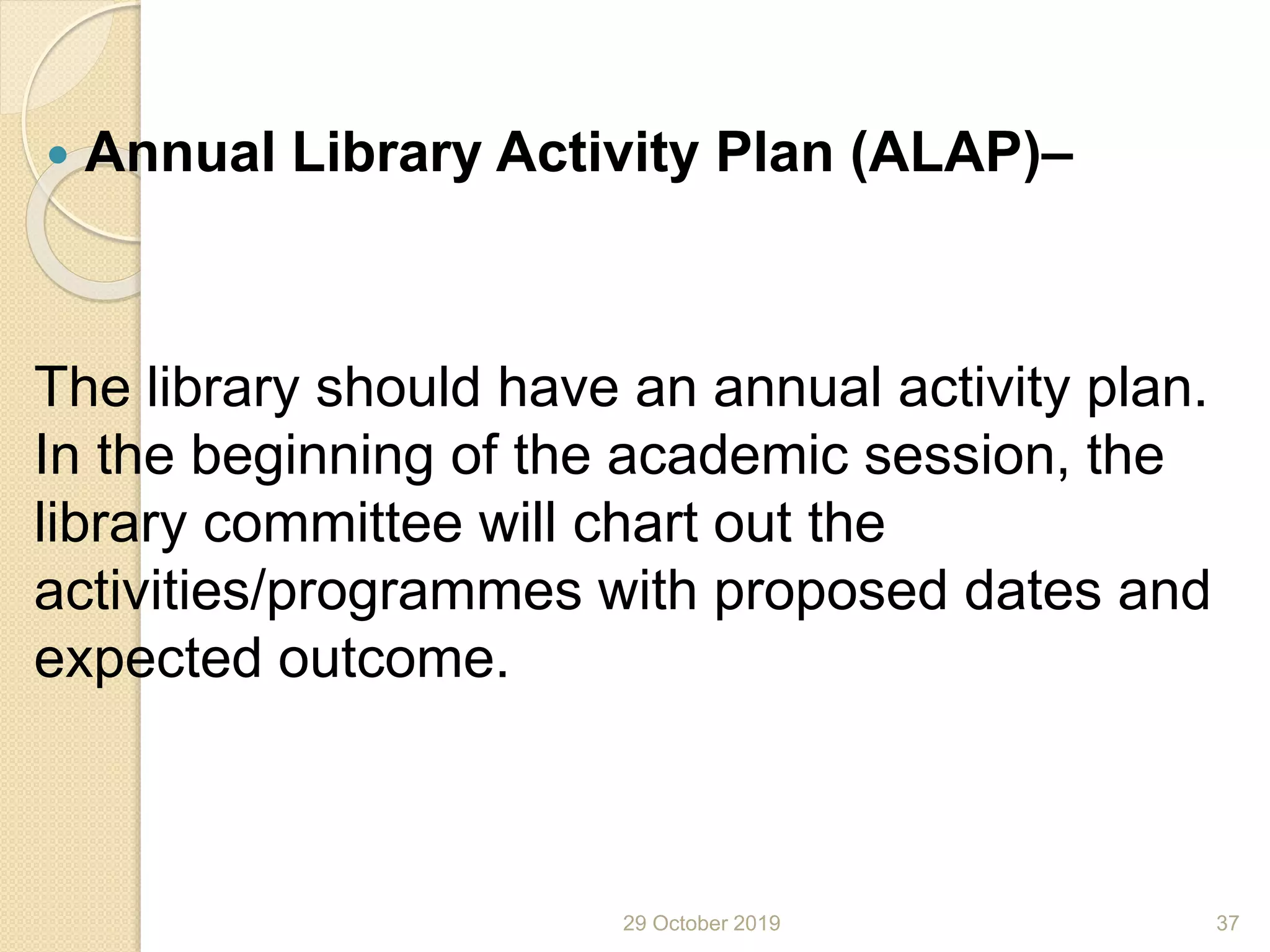 Guideline for School Library and Procedure Manual | PPTX