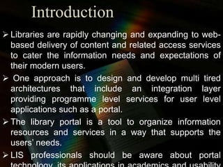 Library portal by Gaurav Boudh | PPT